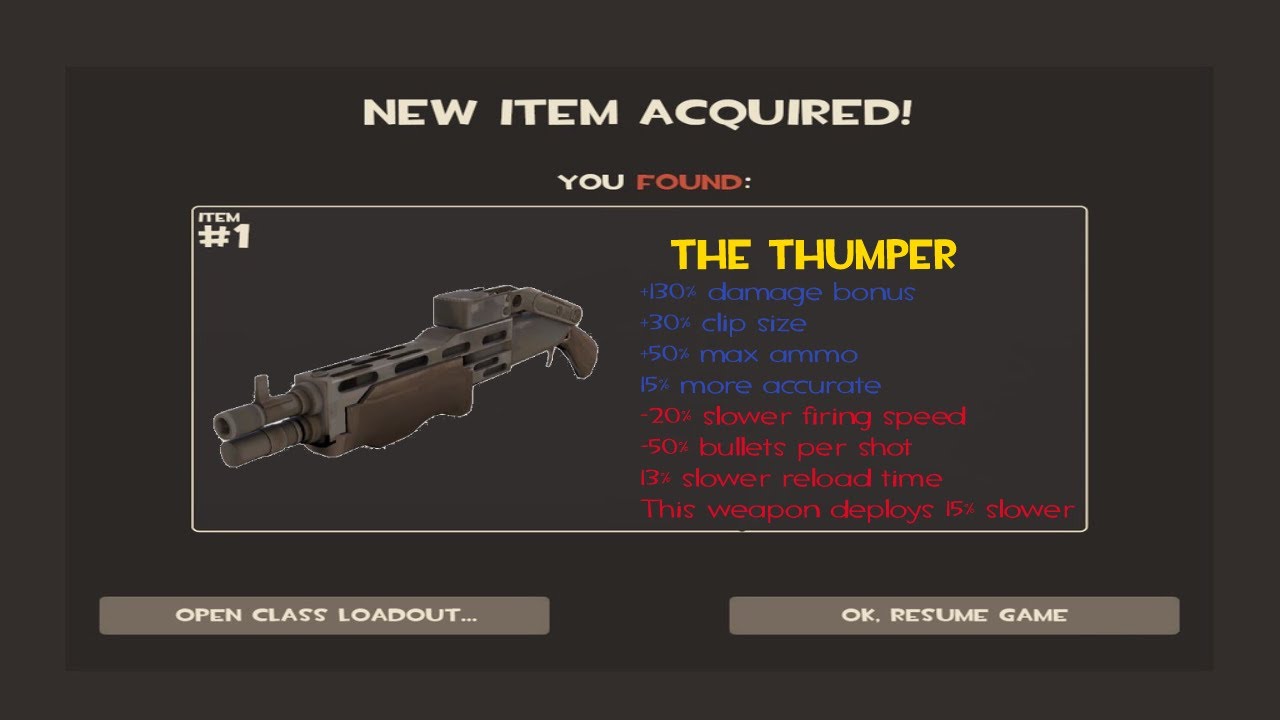 New TF2 Creators.tf Weapon - The Thumper