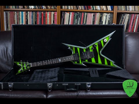 Dean Dime Razorback Slime Bumblebee 2007 - Slime Green | Reverb