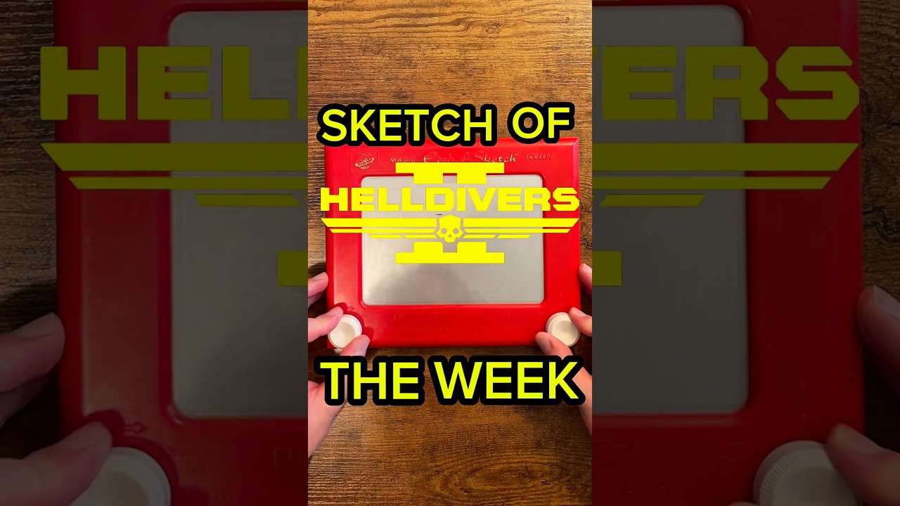 Helldivers - Sketch of the Week #helldivers2 #satisfying