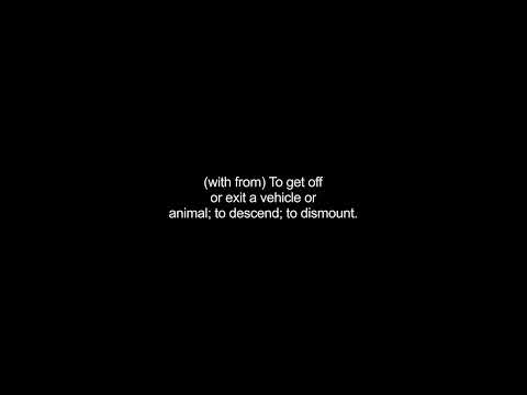 alighted video Dictionary meaning and pronunciation
