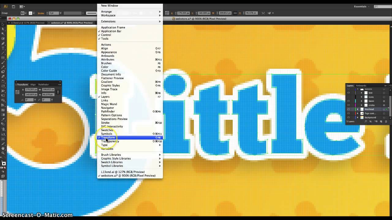 Align to Pixel Grid
