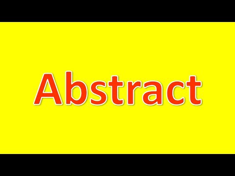 English Vocabulary || Abstract || New 2025