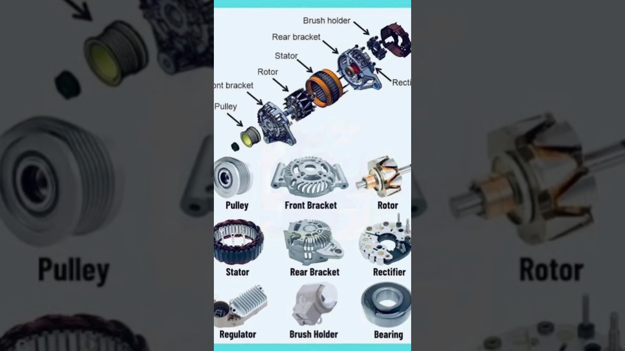 Understanding the Parts of an Alternator: What You Need to Know #alternator