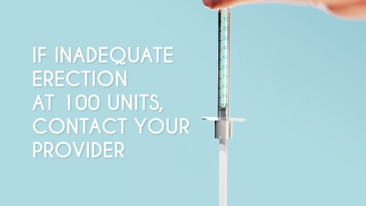 Instructions on Intracavernosal Injection for Erectile Dysfunction