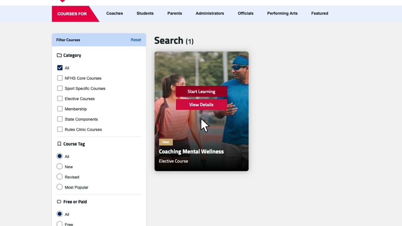 2025 NFHS Learning Center Tutorials - Ordering a Course