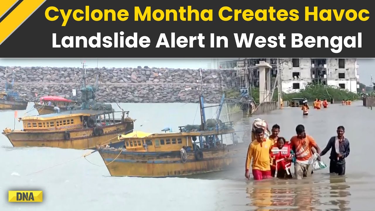 Cyclone Montha: Cyclone Montha Havoc Triggers Landslide Alert In West Bengal