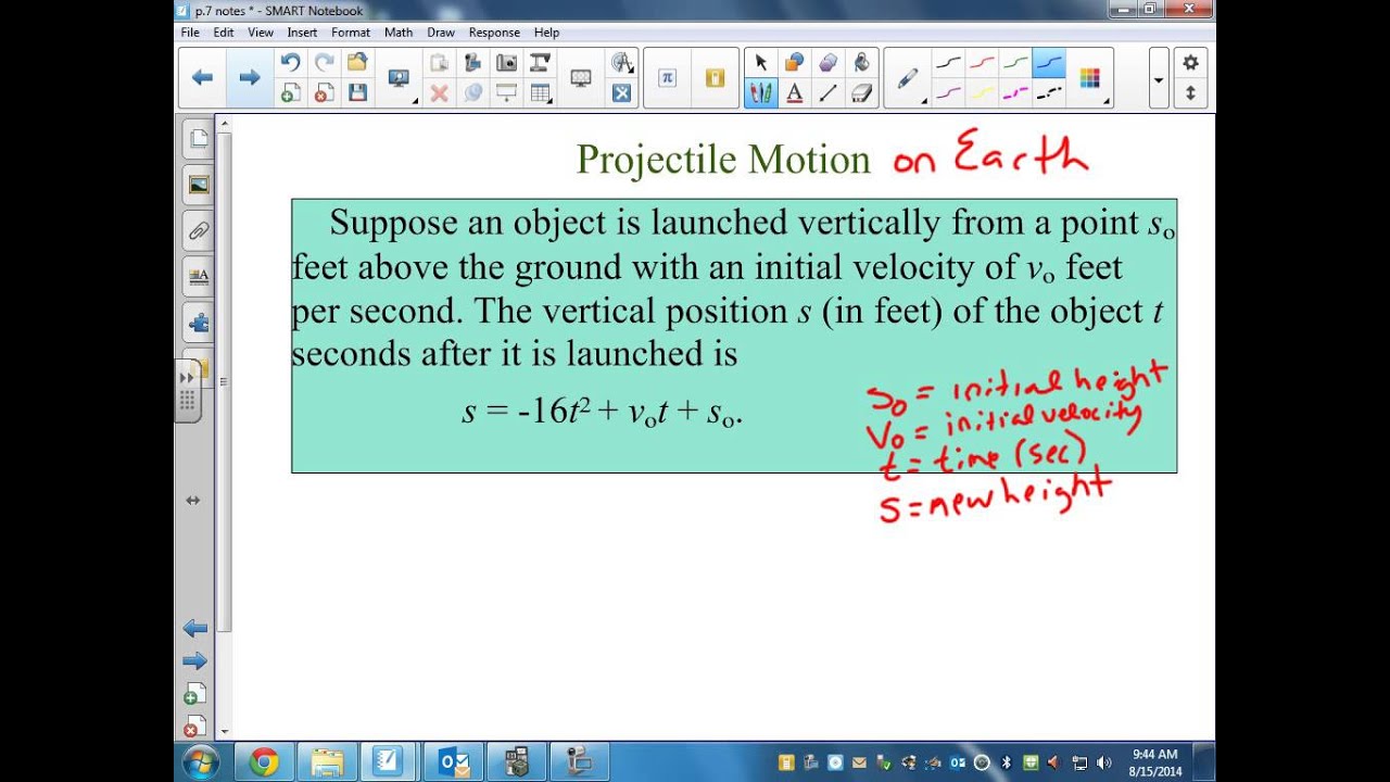 P 7 Notes Precalculus