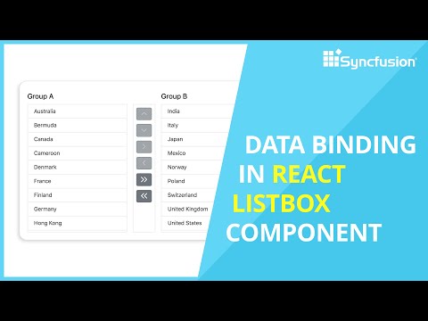 Learn Data Binding in React ListBox Component - Mind Luster