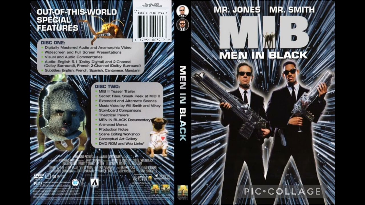 MIB Men In Black (2002) DVD Covers 