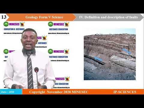 Lesson : Geology Form 5 Definition and description of faults I