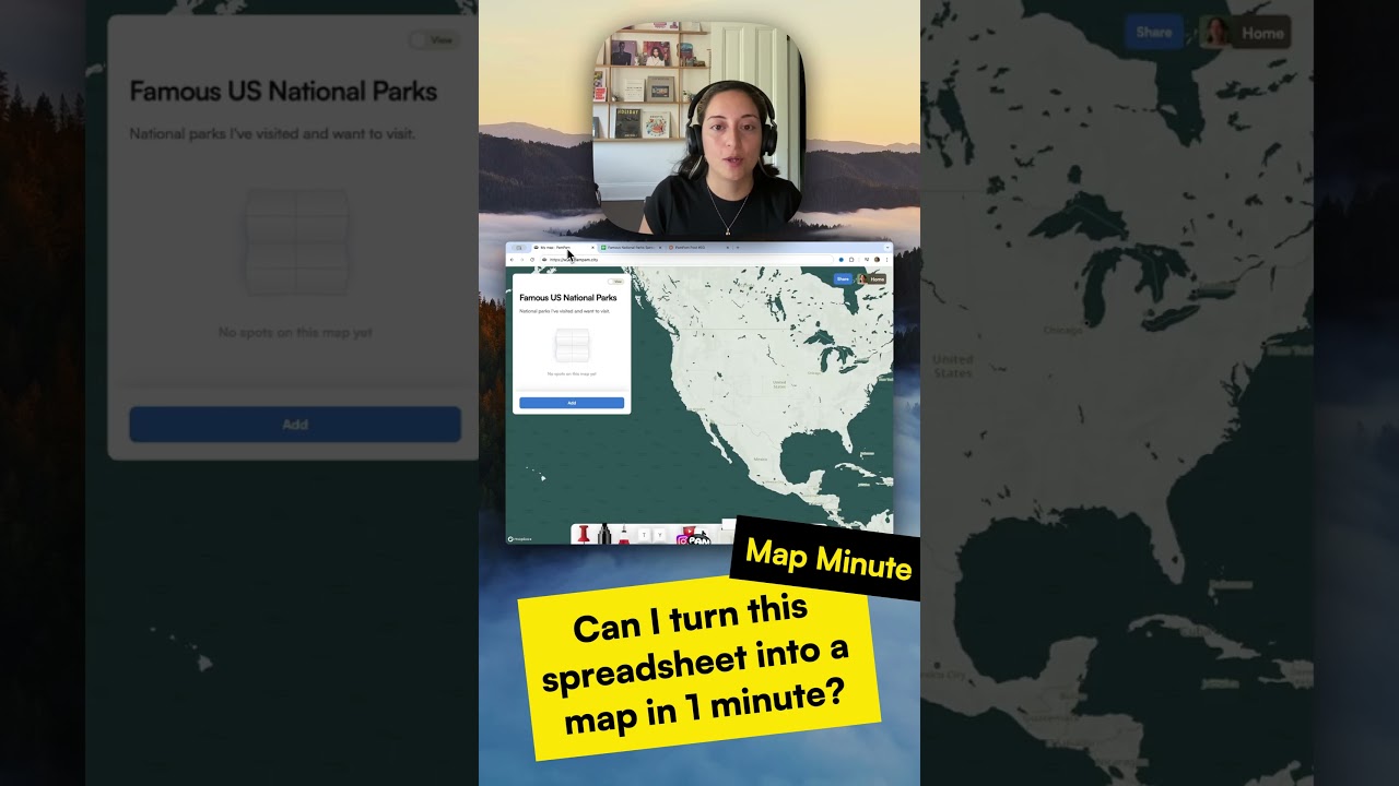 Can I turn this spreadsheet into an interactive map in less than a minute?