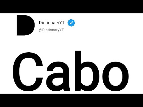 Cabo Meaning in English