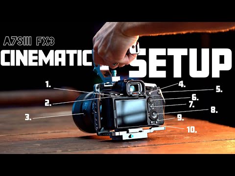 Sony A7S III: Cinematic functions setup