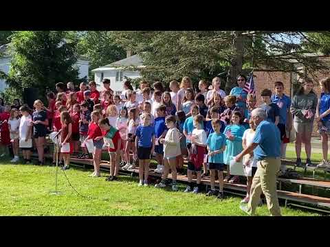 Gr. 4 Performs at Castleton Elementary Flag Day Ceremony