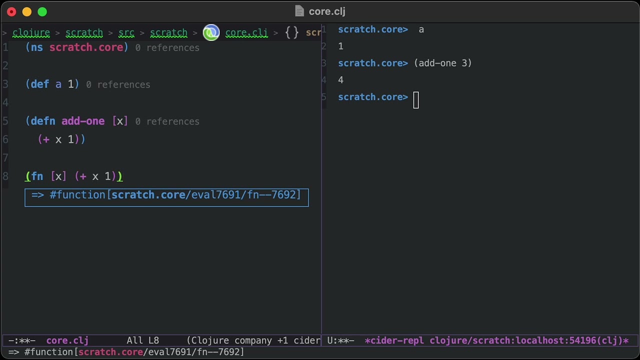 Clojure Basics 01 [Syntax] Assignments
