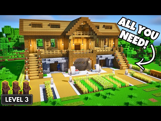 Ultimate Survival Base +Tutorial 🏡(76.3) Minecraft Map
