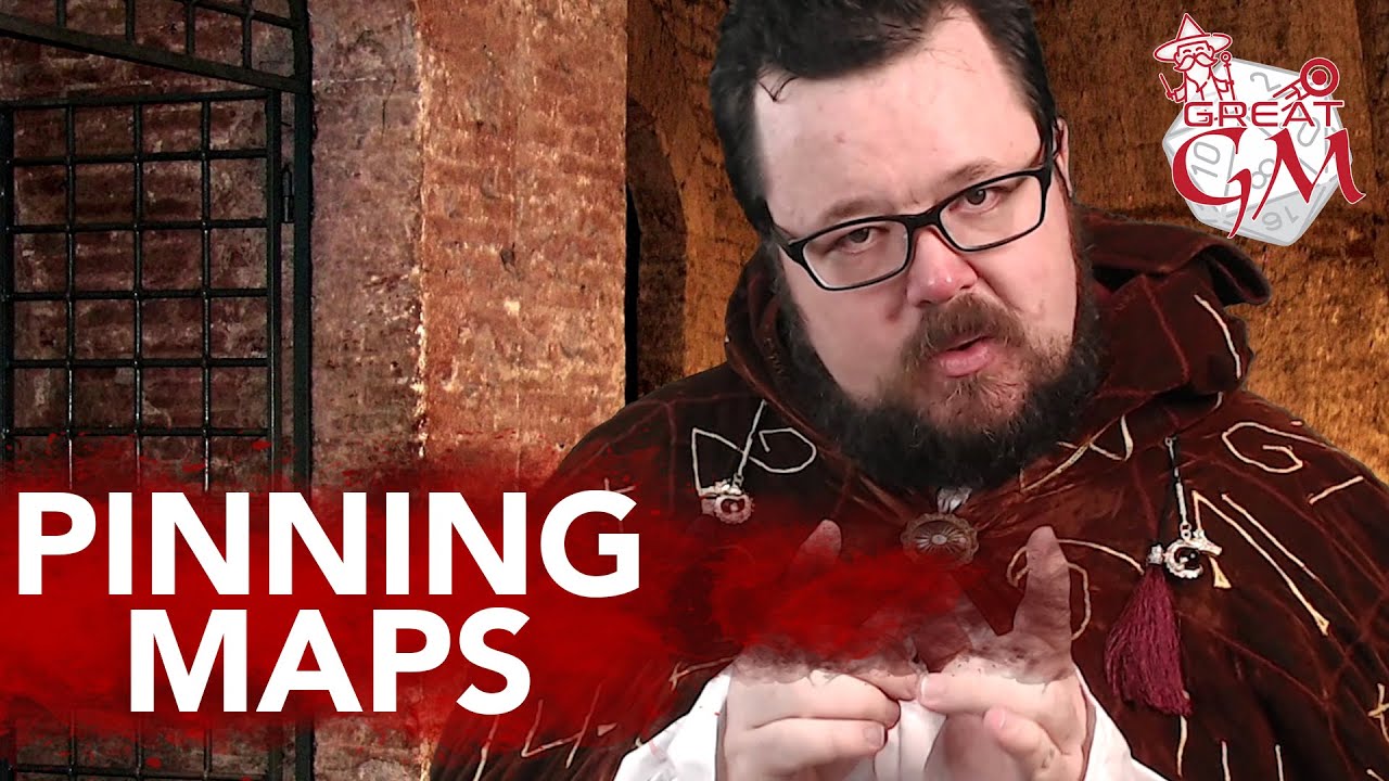 Pinning your Map: The Quick & Easy Way to Improve Your Dungeons - GM Tips