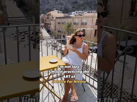 Italians have a famous saying, “Dolce far Niente”, which means ⬇️ #5_star_family_adventures
