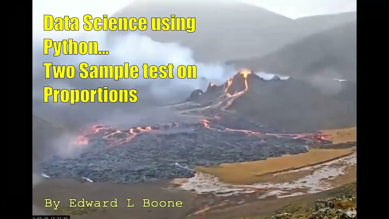 Data Science using Python...  Two Sample test on proportions.