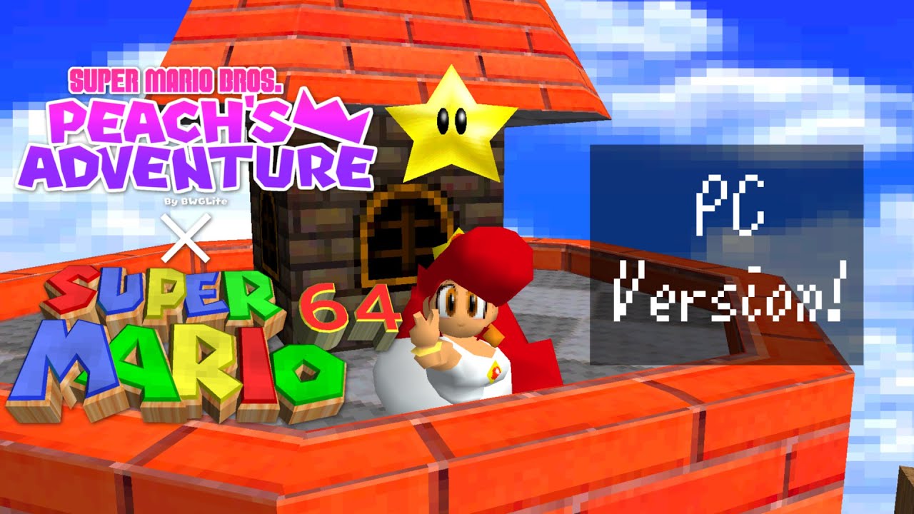 Classic Peach in Super Mario 64! [PC VERSION] [Download in Description!] (v2)