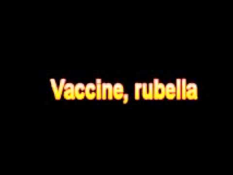 What Is The Definition Of Vaccine, rubella