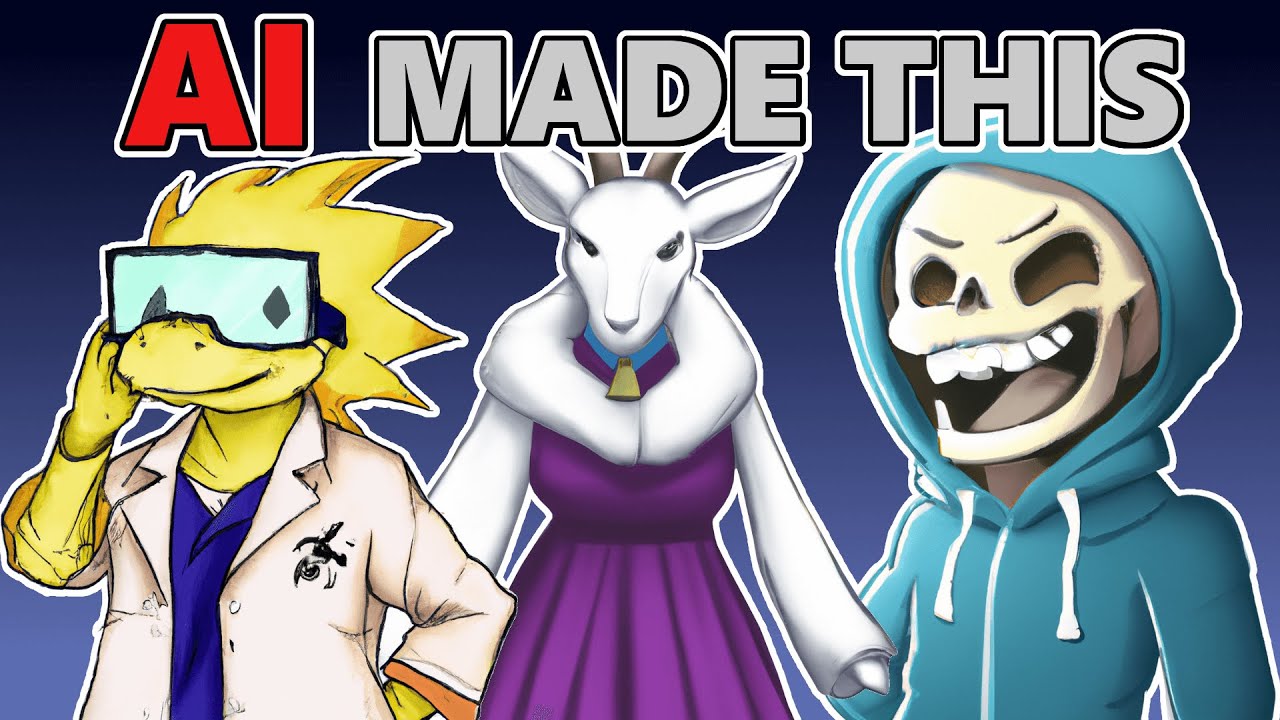 An AI Made Undertale Art - Dall-E 2