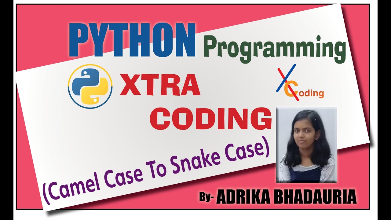 Converting Camel Case Writing To Snake Case Writing using Python