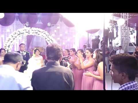 Introduction of the bridal entourage