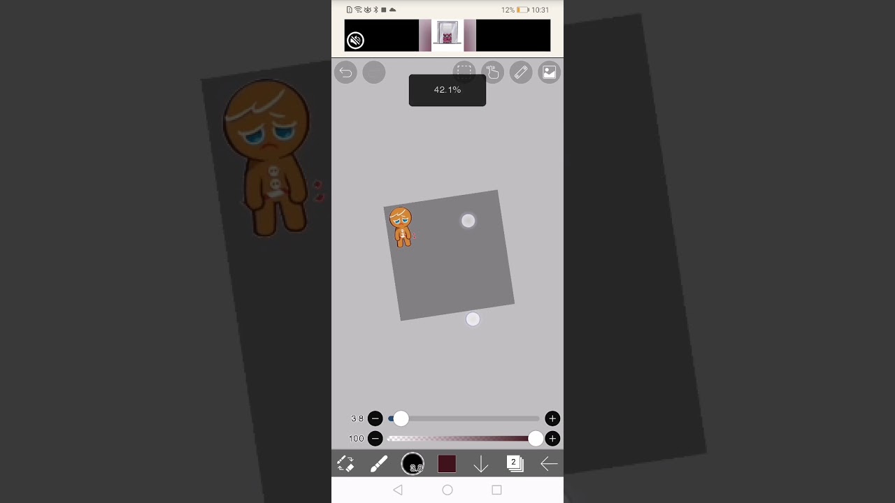 drawing gingerbrave from ibispaint! -gingerbrave-