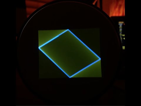 Lissajous Figures on vintage CRO Tube