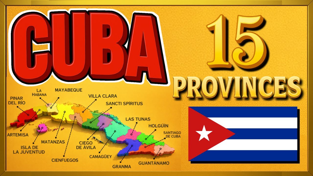 Cuba Map Explained 🇨🇺 | 15 Provinces of Cuba
