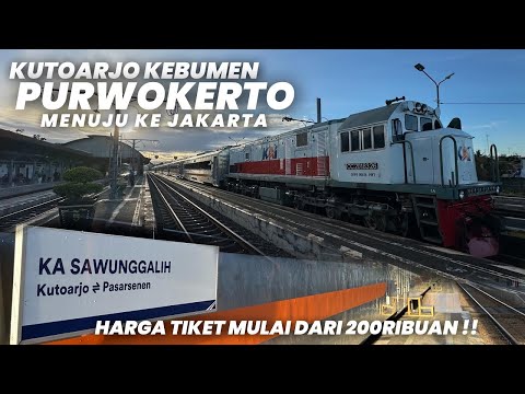 HARGA TIKET MULAI DARI 200RIBUAN DARI KUTOARJO MENUJU JAKARTA‼️Naik Kereta Api Sawunggalih Premium