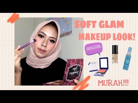 SOFT GLAM MAKEUP LOOK MUDAH & MURAH!