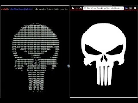 How to Convert JPG image into ASCII Art || Kali Linux Tutorials