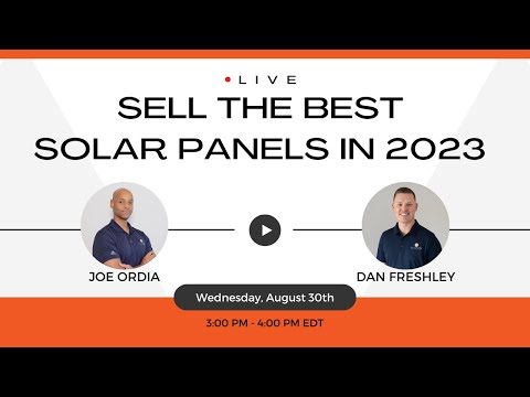 Sell the Best Solar Panels in 2023