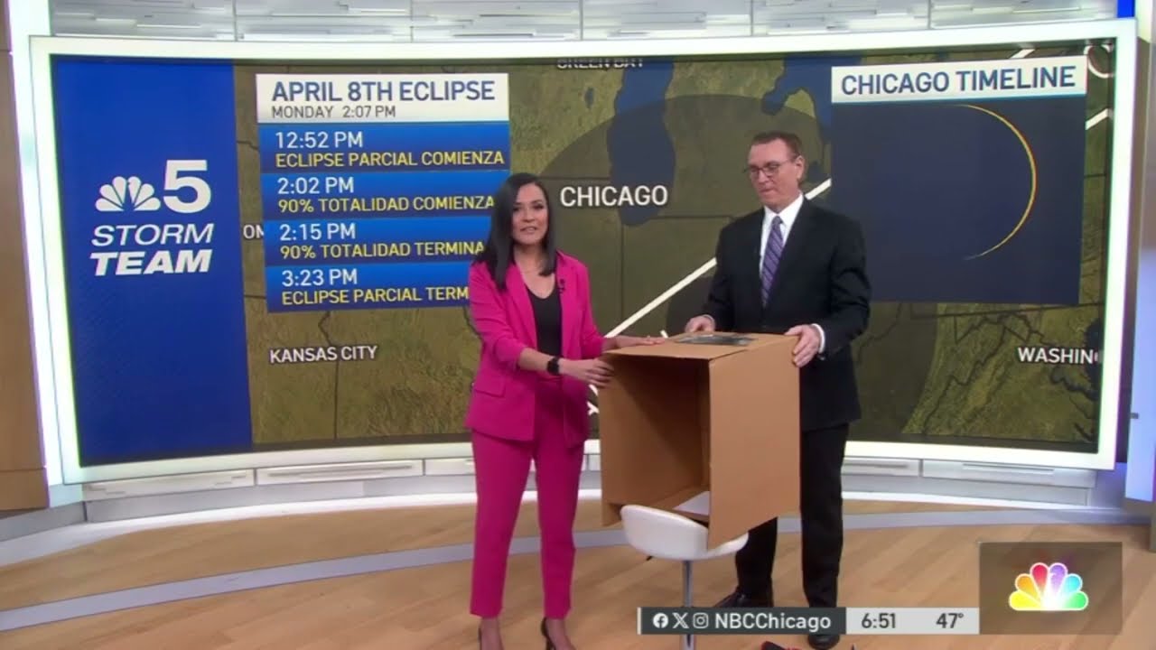 No eclipse glasses? How to make a box pinhole projector to SAFELY watch