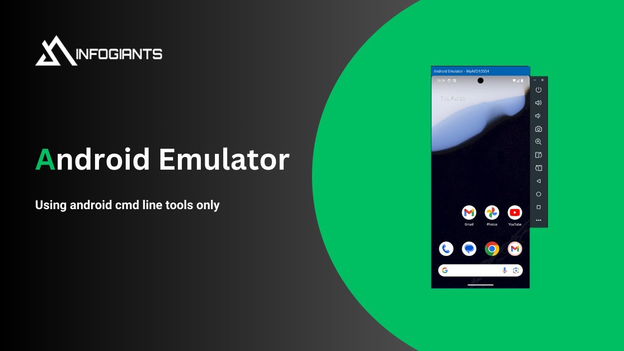 Android Emulator - Using android cmd line tools only