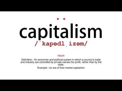How to pronounce capitalism - Vocab Today