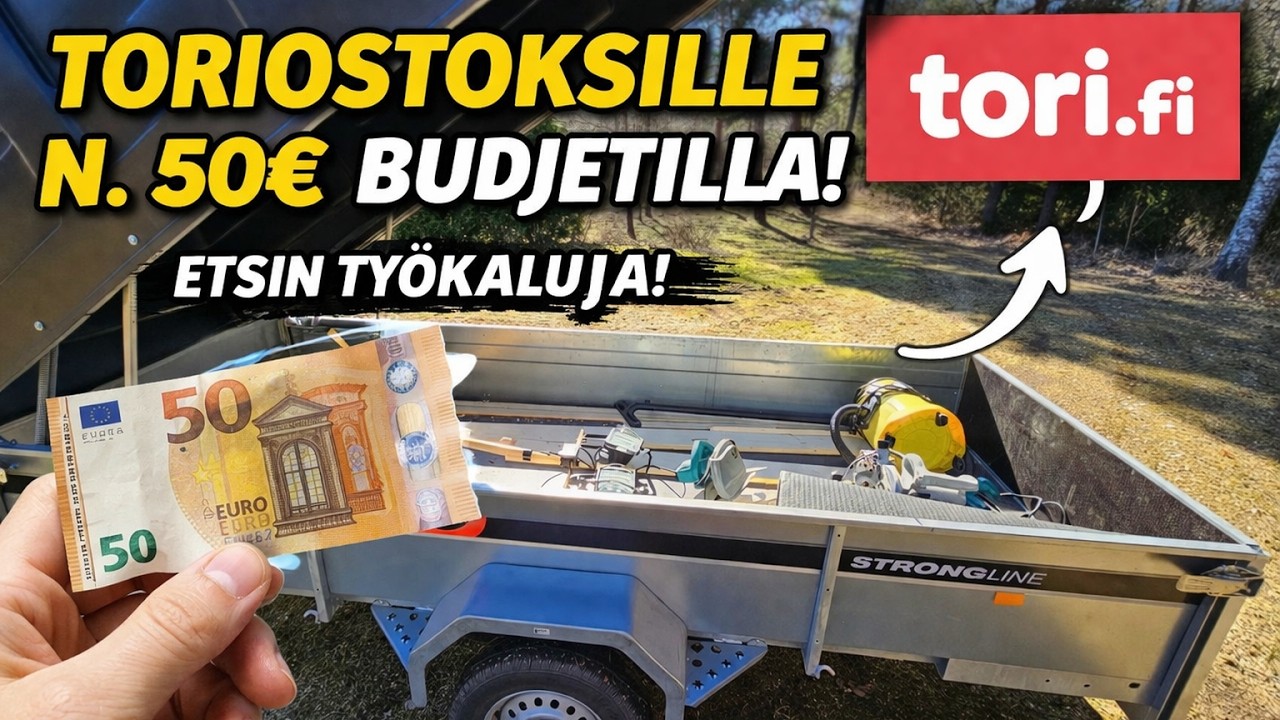 50€ budjetilla työkaluja Tori.fi:sta - Mitä löytyi??