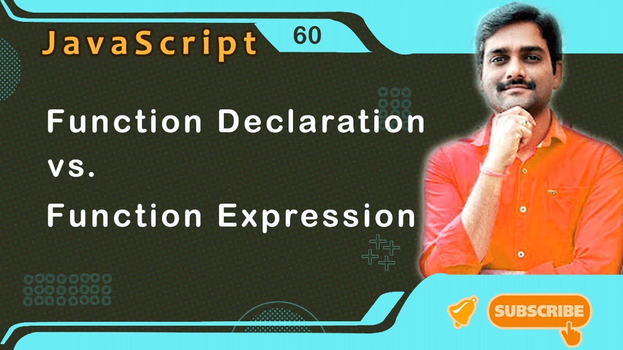 Function Declaration vs Function Expression - JavaScript Tutorial 60 🚀