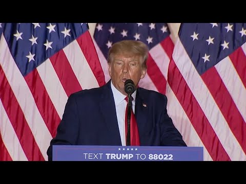 Trump Announces 2024 Presidential Campaign | NBC 6 News