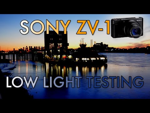 Sony ZV-1: Low light test footage