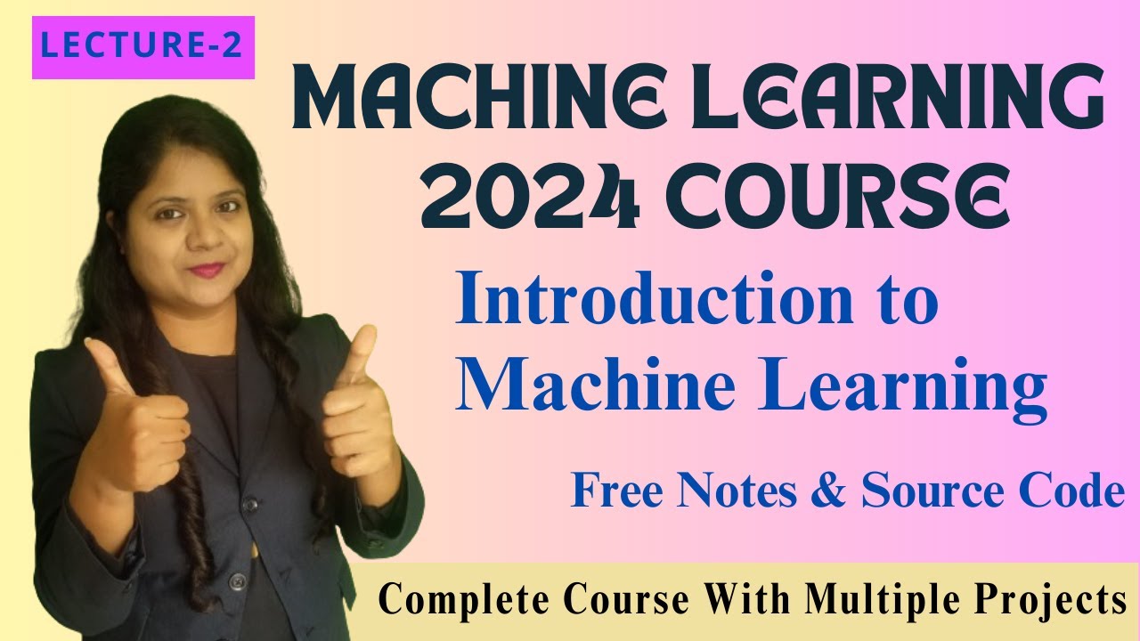 Introduction to Machine Learning, Types of Machine Learning|Lecture-2| Free Notes| Padho Engineering