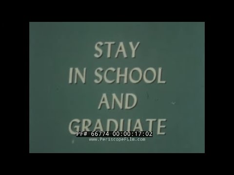 1958 " STAY IN SCHOOL AND GRADUATE " U.S. NAVY SPACE AGE & MISSILE AGE RECRUITING FILM 66774