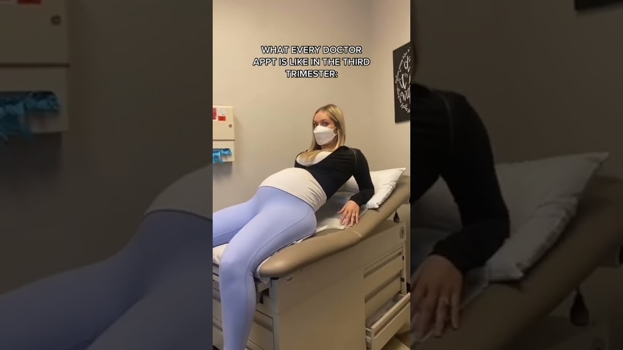 You are in and out real quick 😂🥰 #pregnancy #doctor #obgyn