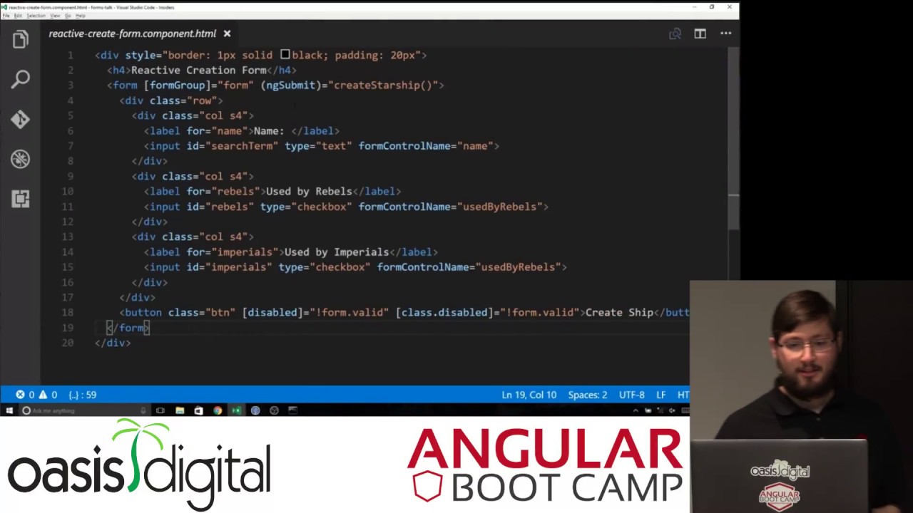 Angular Reactive Forms - St. Louis Angular Lunch - Jack Balbes - Feb 2017