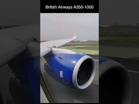 British Airways Airbus A350-1000 takeoff! #aviationlovers #airplane #aviation