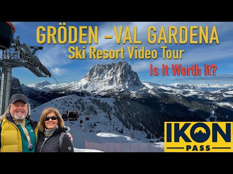 IKON: Val Gardena (Gröden) Ski Resort Video Tour - Is It Worth It? (4K, Insta360 X4)