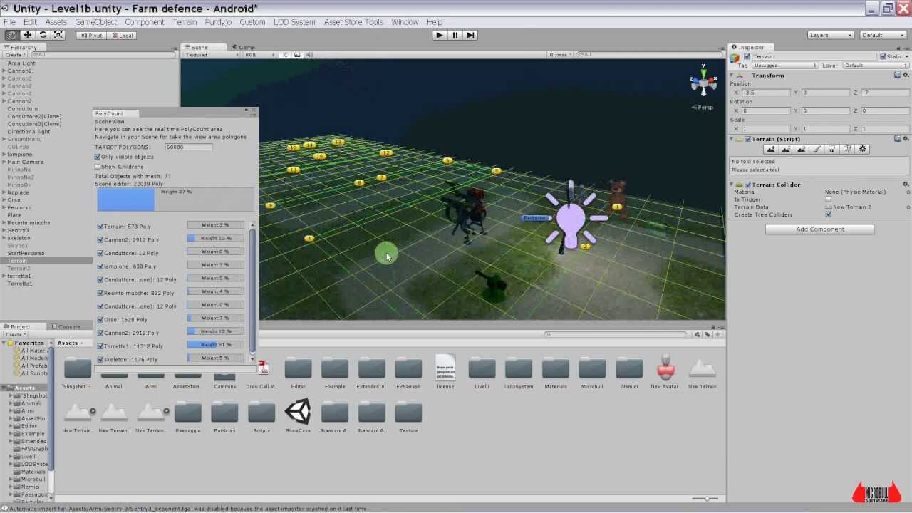 POLYCOUNT FOR UNITY 3D