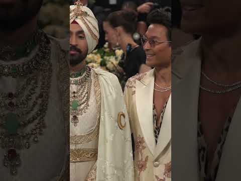 Diljit Dosanjh’s look from the 2025 #MetGala in Prabal Gurung